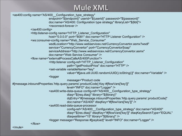 Mule connector for ibm® as400 | PPT