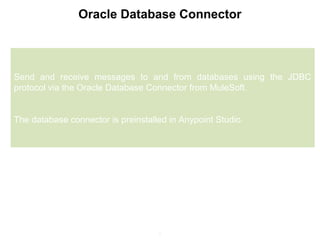 Mule database-connectors | PPT