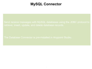 Mule database-connectors | PPT