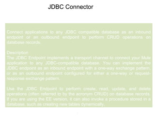 Mule database-connectors | PPT