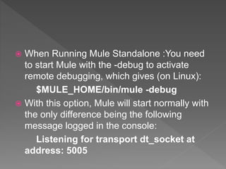 Mule debugging | PPT
