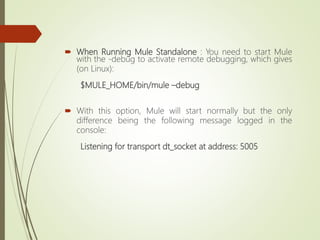 Mule debugging | PPT