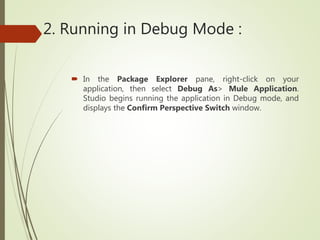 Mule debugging | PPT