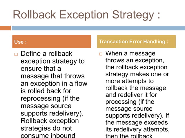 Mule - error handling | PPT