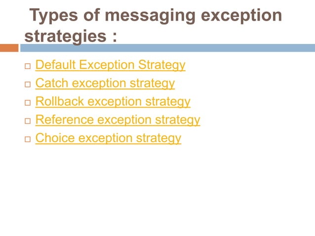 Mule - error handling | PPT