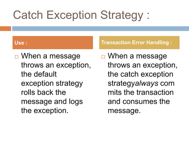 Mule - error handling | PPT