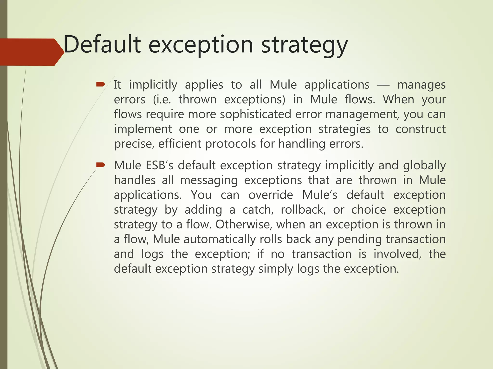 Mule error handling | PPTX