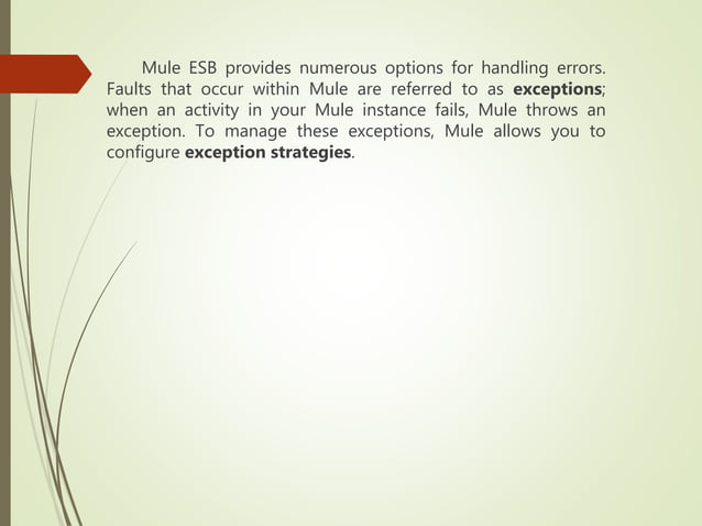 Mule error handling | PPTX
