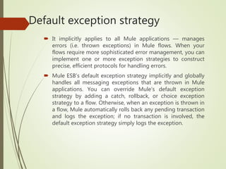 Mule error handling | PPTX