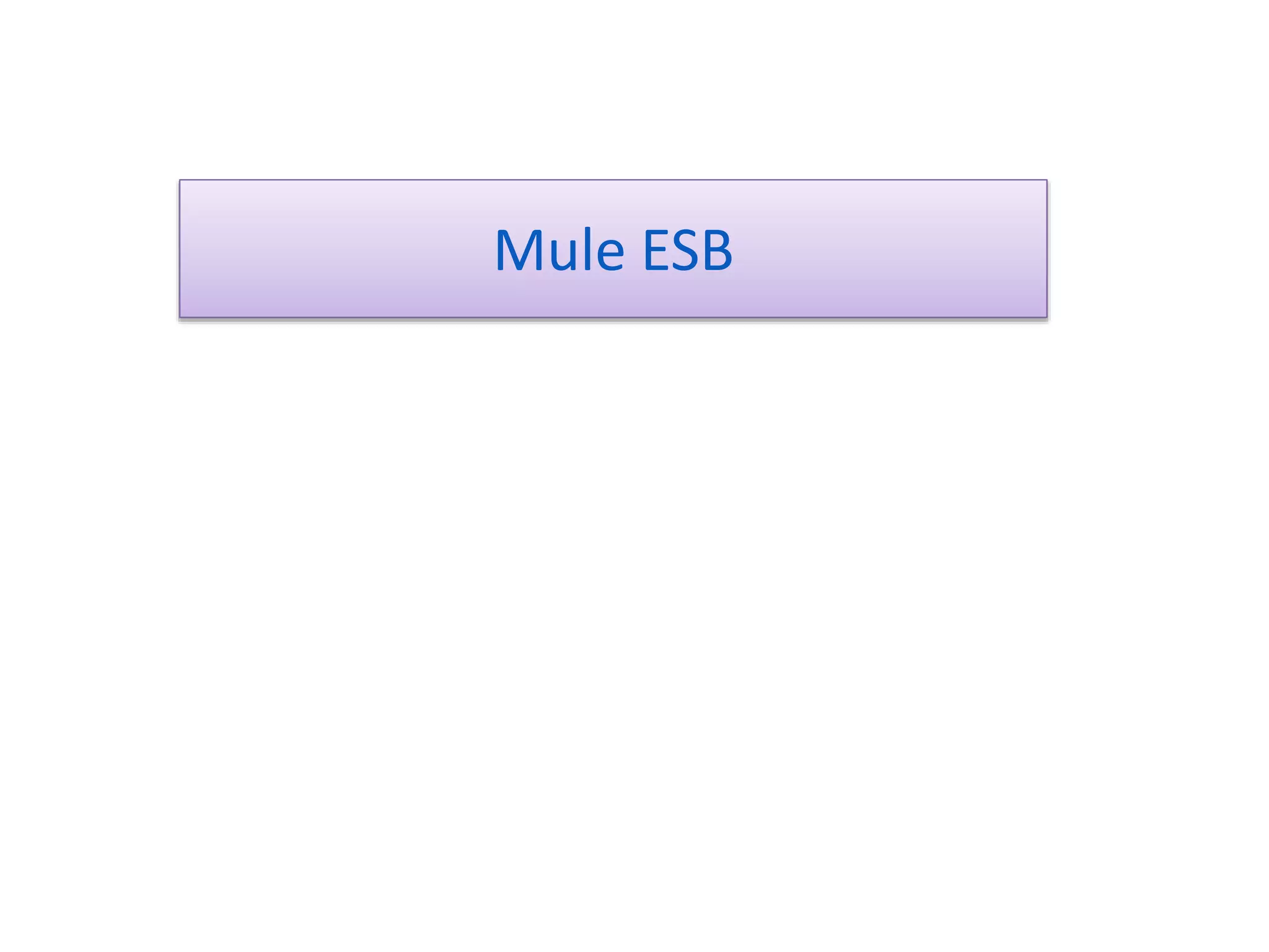 Mule esb | PPT | Free Download
