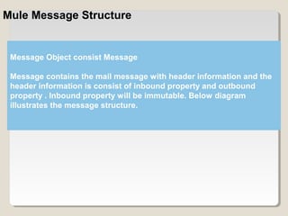 Mule esb-architecture | PPT