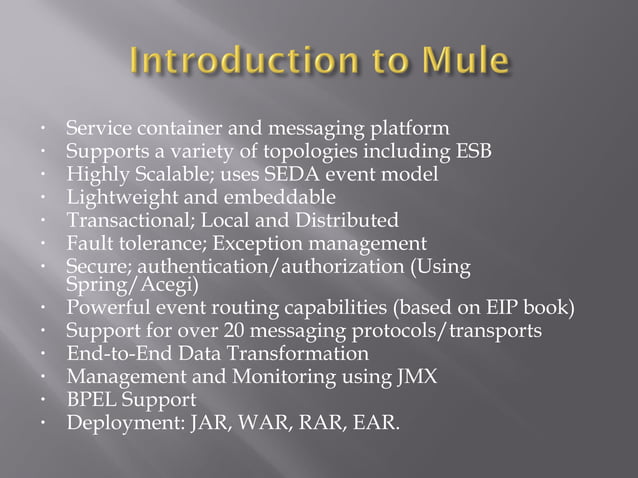 Mule execution | PPT