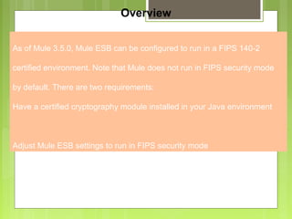 Mule fips | PPT