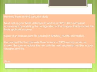 Mule fips | PPT
