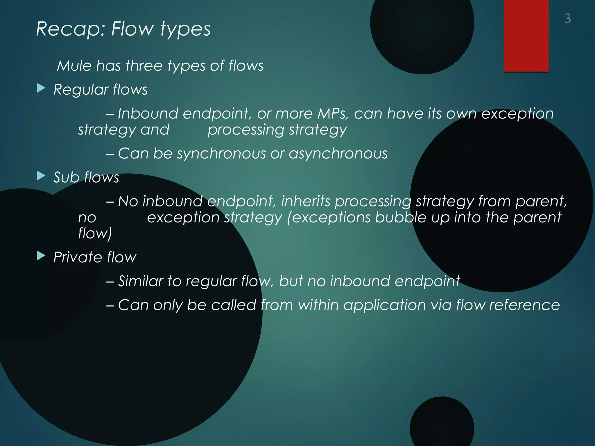 Mule flow processing strategies | PPT