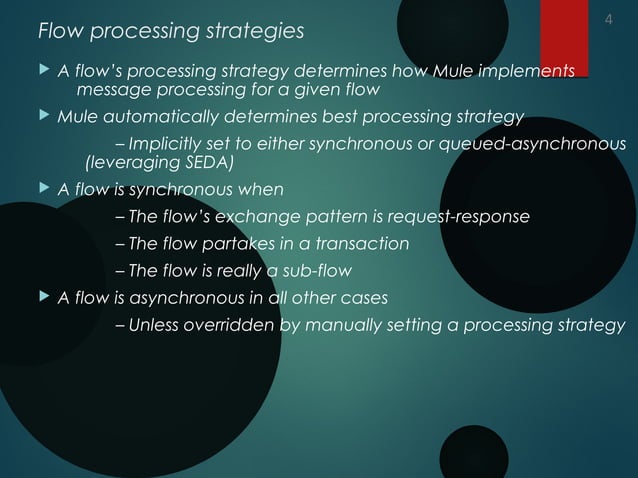 Mule flow processing strategies | PPT