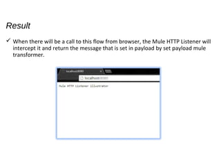 Mule - HTTP Listener | PPT