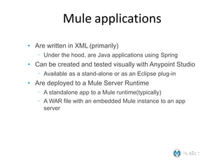 Mule integration-application | PPTX | Cloud Computing | Internet