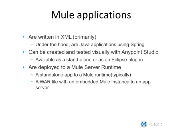 Mule integration-application | PPTX | Cloud Computing | Internet