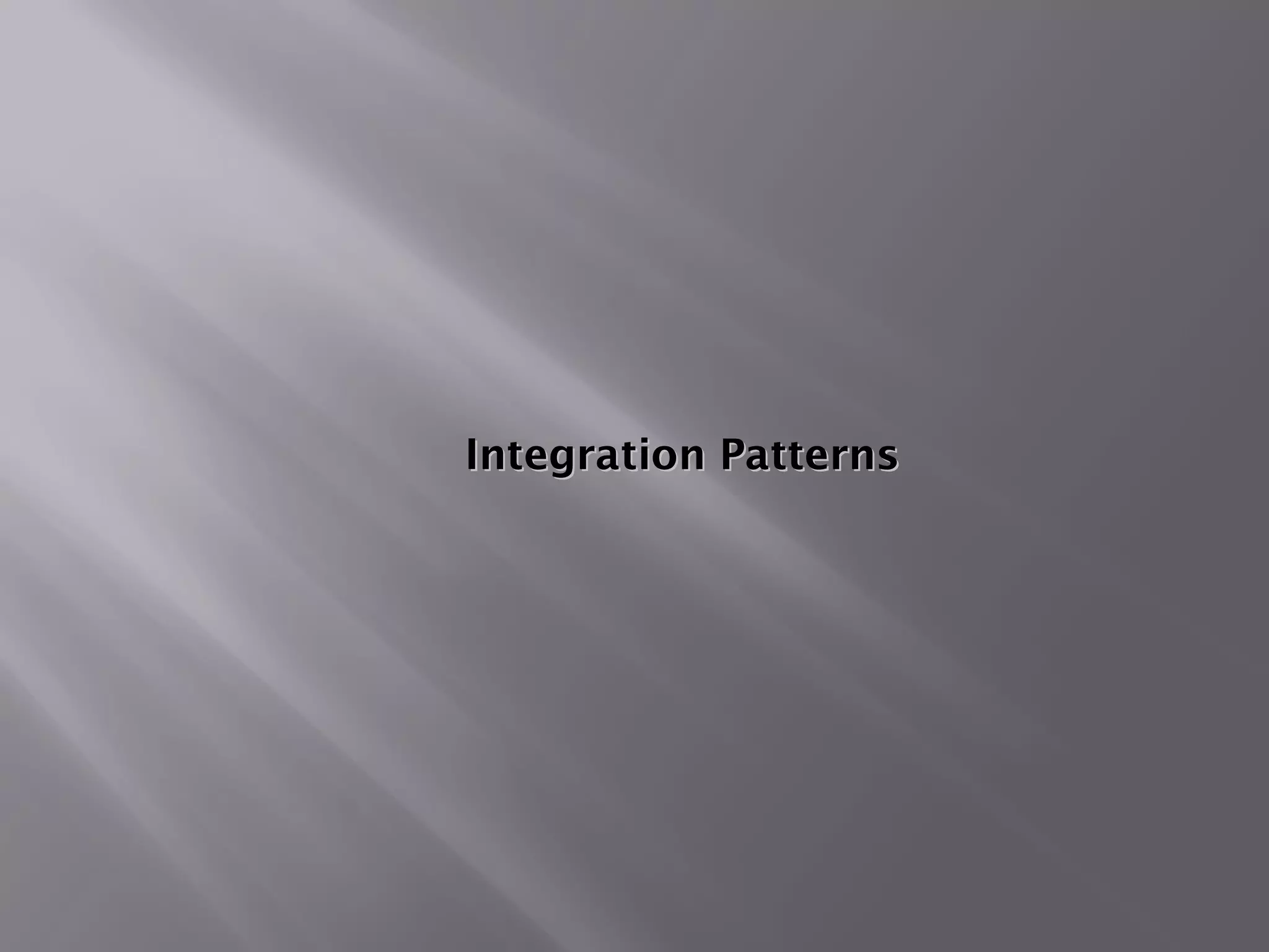 Mule integration patterns | PPT