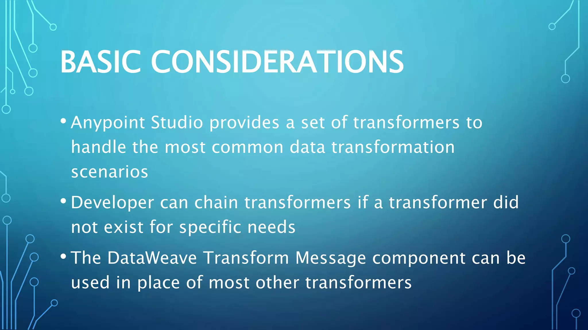 Mule: Java Transformer | PPT