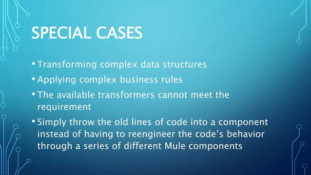 Mule: Java Transformer | PPT