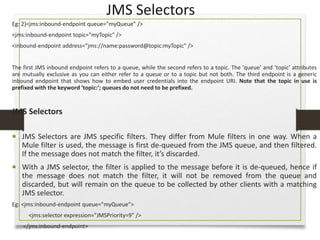 Mule jms | PPTX