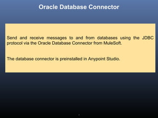 Mule oracle connectors | PPT