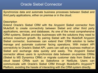 Mule oracle connectors | PPT
