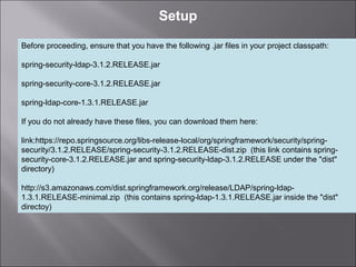 Mule security - ldap for spring security | PPT