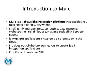 Introduce Mule | PPT
