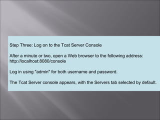 Mule Tcat server | PPT