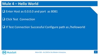 Mule 4 - Hello World | PPT