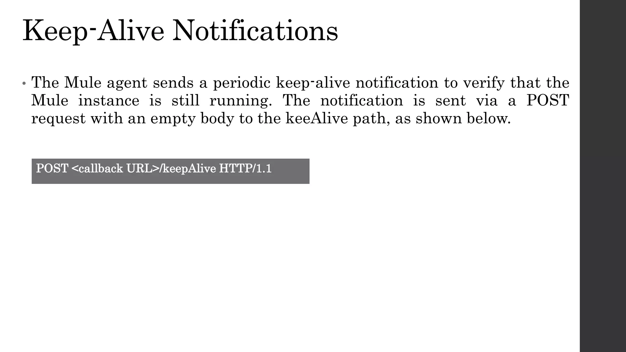 Mule agent notifications | PPT