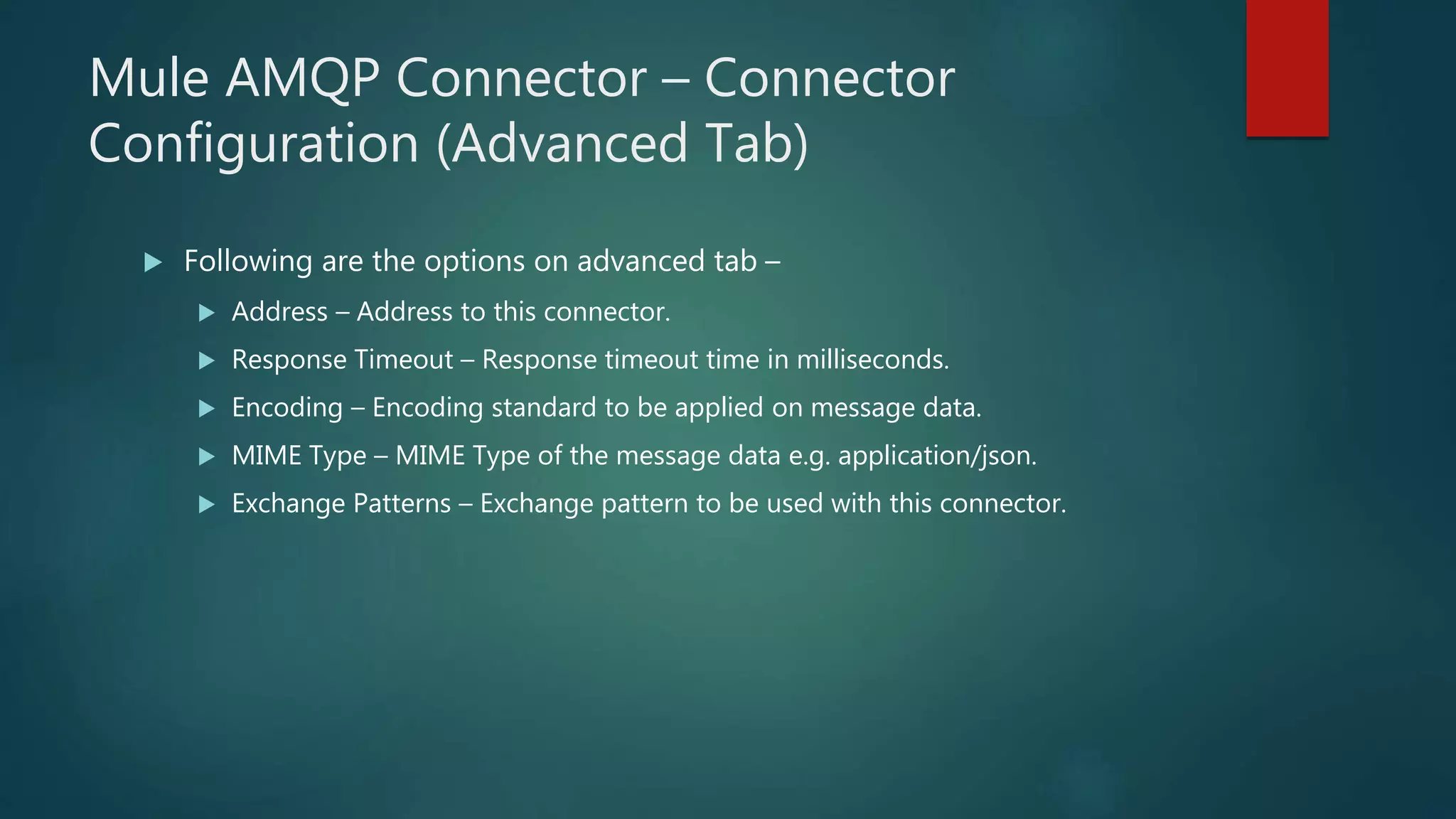 Mule AMQP Connector | PPTX