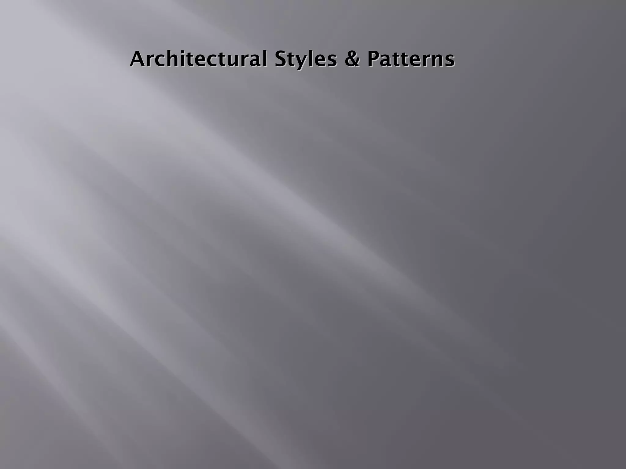 Mule architecture styles | PPT