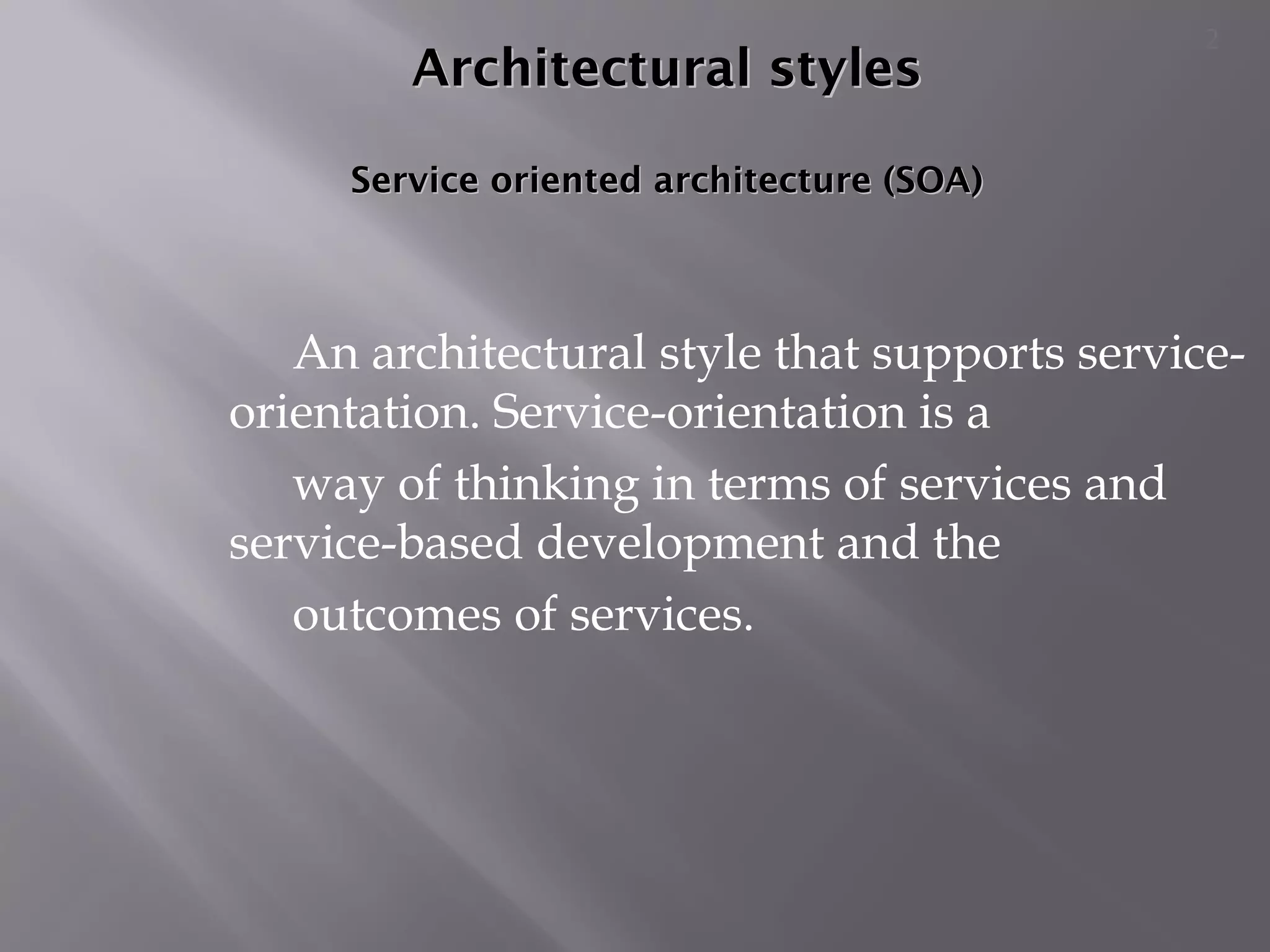 Mule architecture styles | PPT