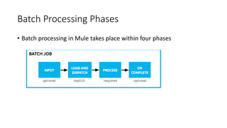 Mule batch processing | PPT