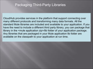 Mule cloudhub application | PPT