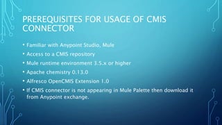 Mule CMIS connector | PPTX