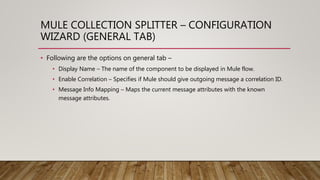 Mule Collection Splitter | PPTX | Computing | Technology & Computing