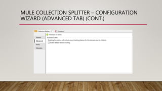 Mule Collection Splitter | PPTX | Computing | Technology & Computing