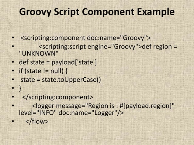 Mule components | PPT