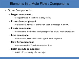 Mule concepts components | PPT