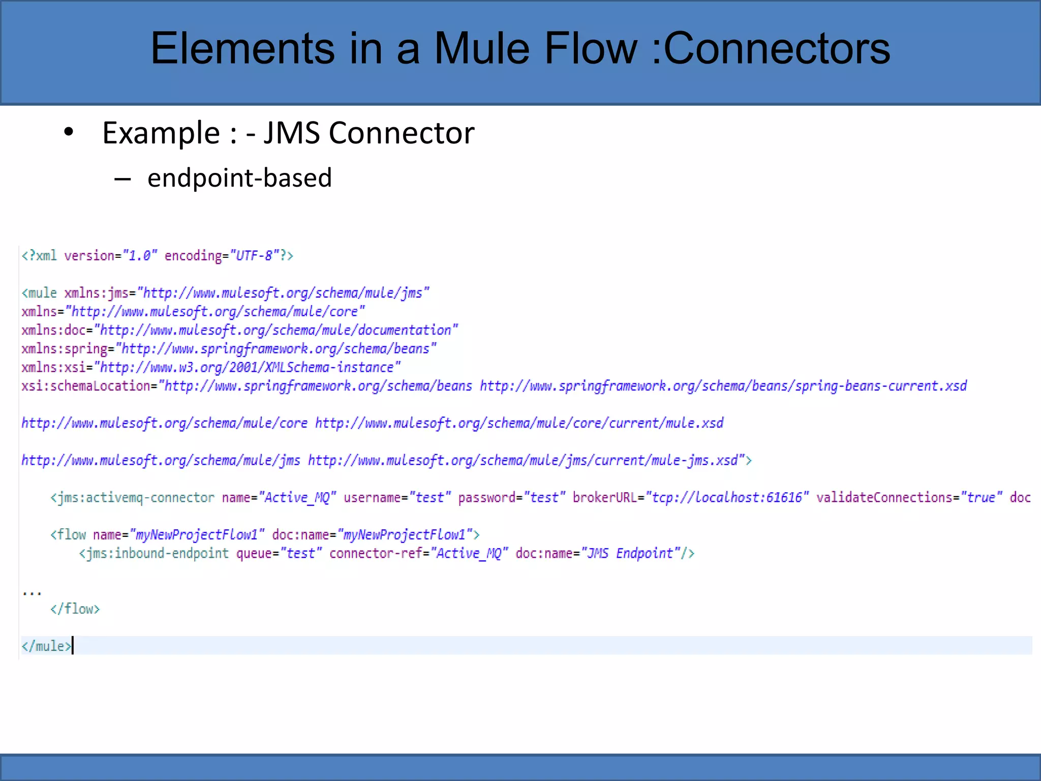 Mule concepts connectors | PPT