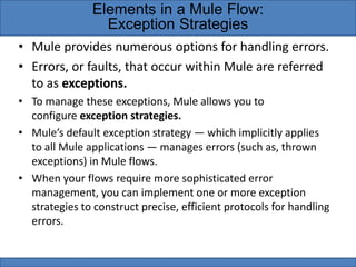 Mule concepts exception strategies | PPT