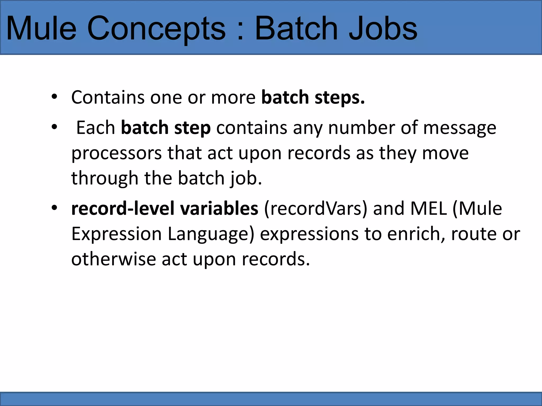 Mule concepts flows | PPTX