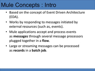 Mule concepts flows | PPT