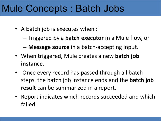 Mule concepts flows | PPTX
