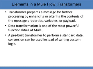 Mule concepts transformers | PPT